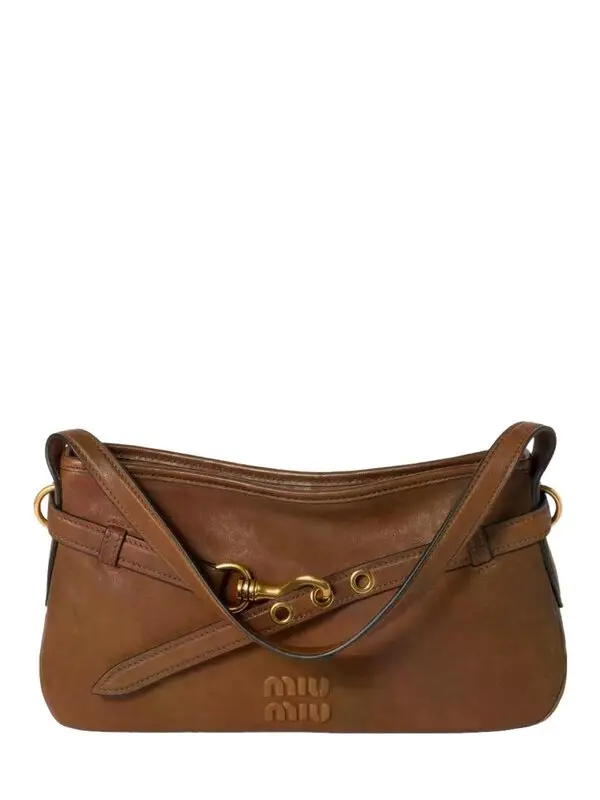 Miu Miu Aventure Shoulder Bag - Brown