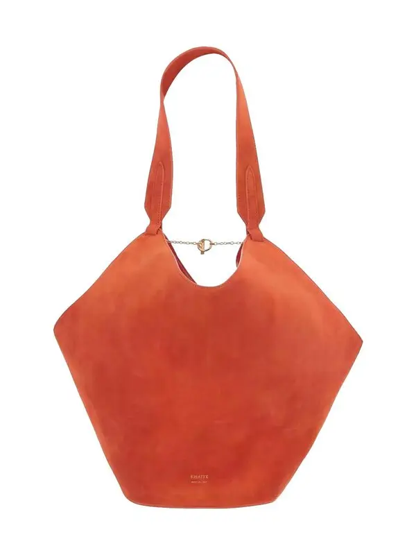 Khaite Hexagonal-shaped Tote - Orange