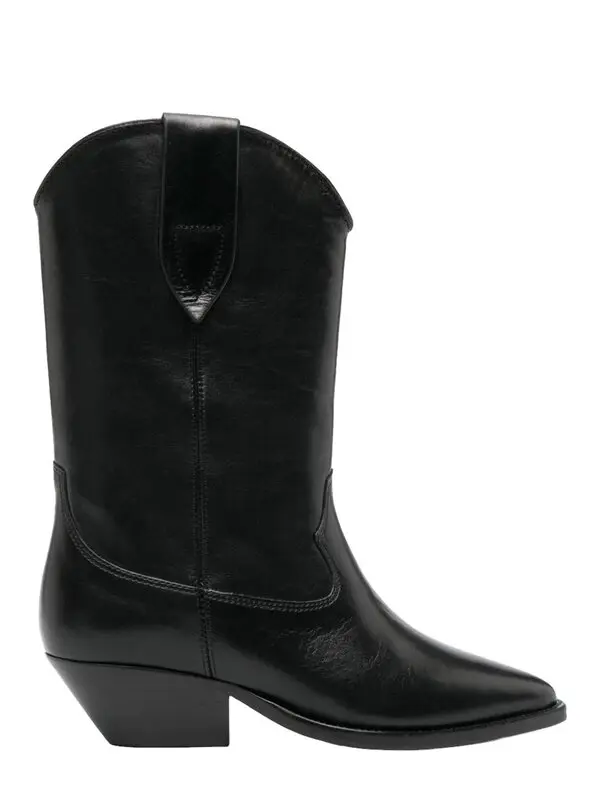 Isabel Marant Duerto Leather Boots - Black