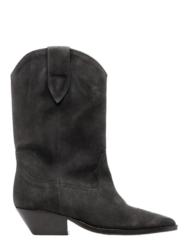 Isabel Marant Duerto Leather Boots - Black