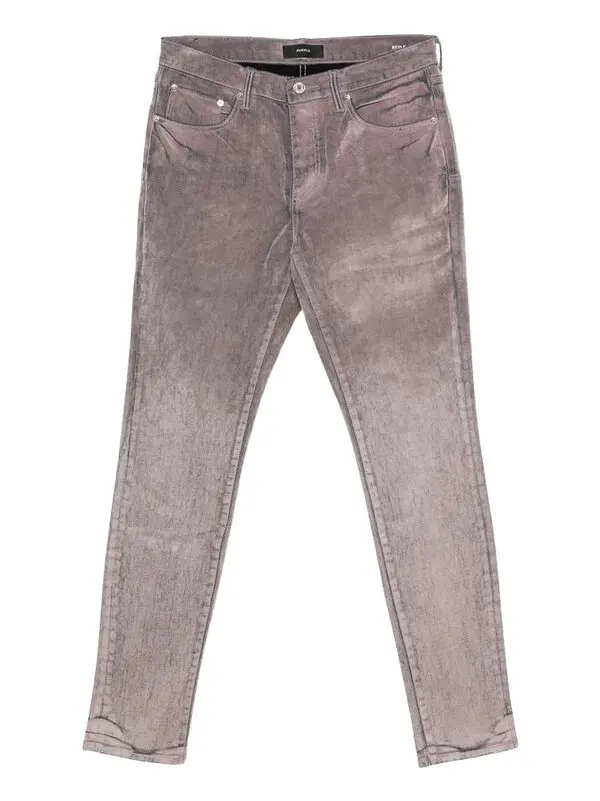 PURPLE BRAND Stretch-cotton Denim - Purple
