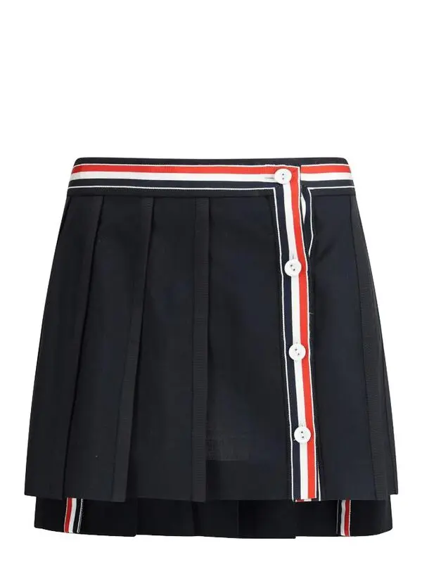 Thom Browne Mini Pleated Skirt - Black