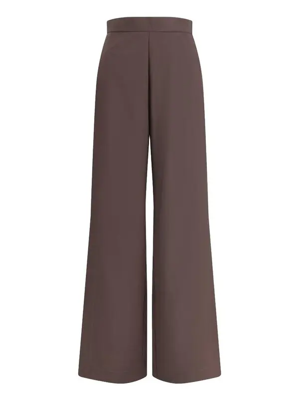 DI STAVNITSER Lugo Wide Leg Pants - Brown