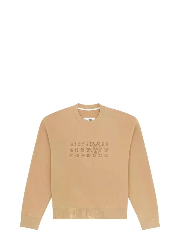 MAISON MARGIELA Cotton Sweatshirt - Neutrals