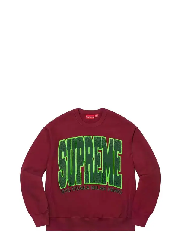 Supreme Cities Arc Sweatshirt - Red