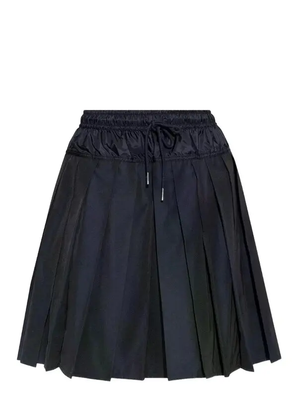 Moncler Pleated Drawstring Skirt - Blue