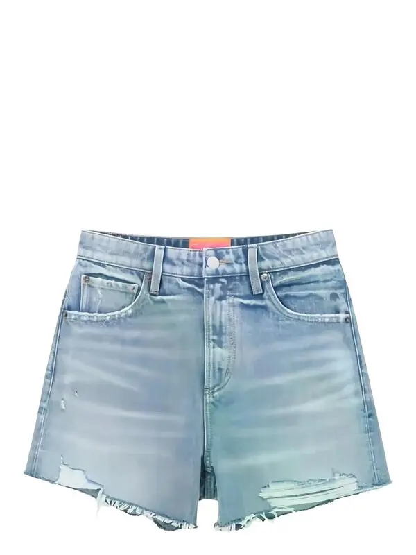 HEY JOANIE Cut-off Denim Shorts - Blue