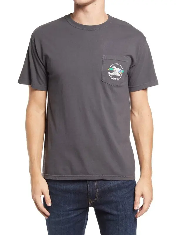 PARKS PROJECT Prospect Park Alliance Nature Club Pocket Tee - Black