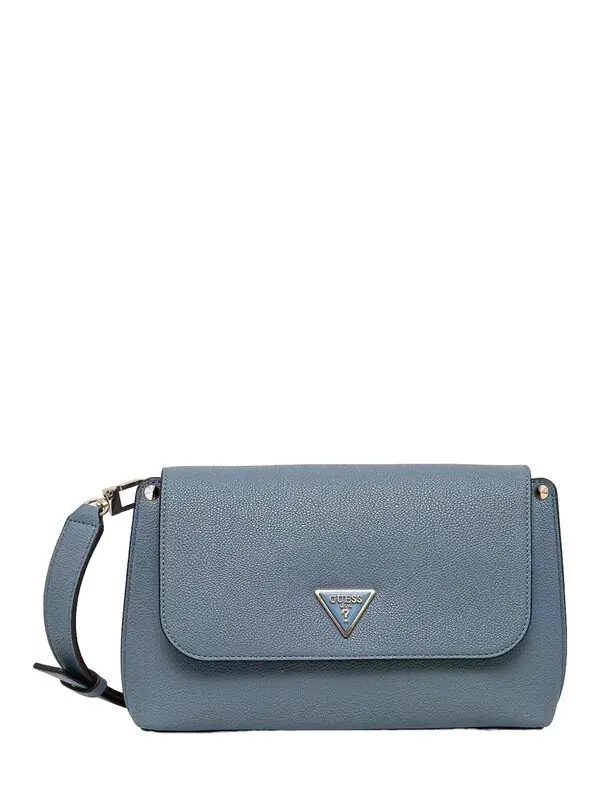 Guess Logo-plaque Crossbody Bag - Blue