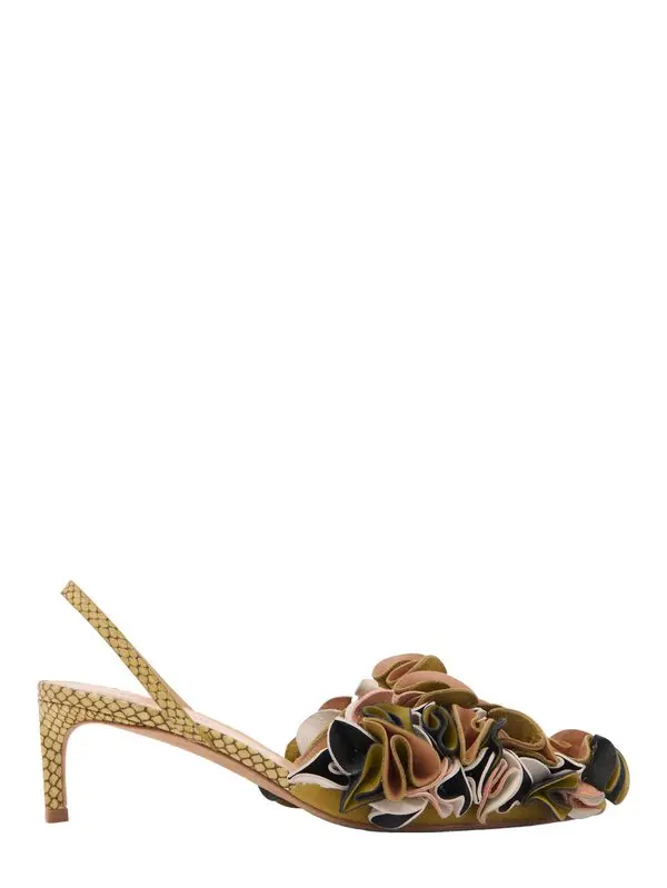 Ulla Johnson Shira Kitten Heel - Pistachio