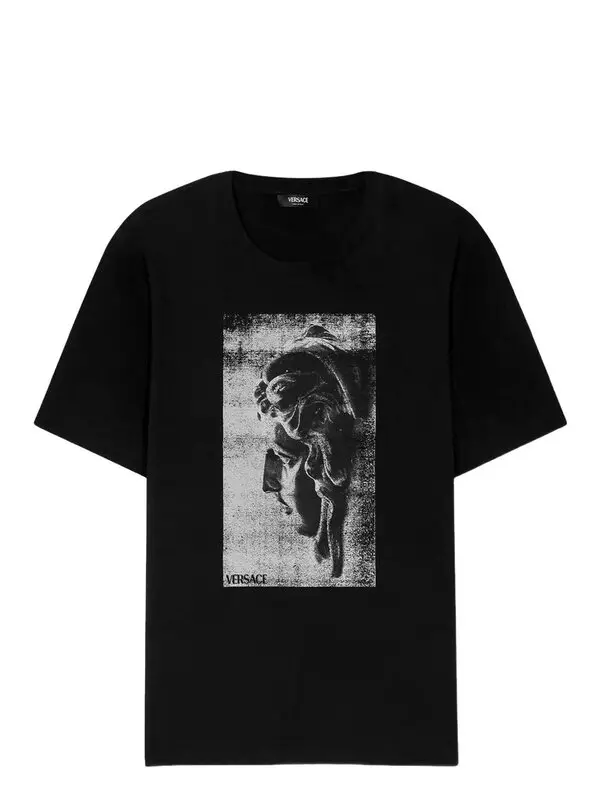 Versace Graphic-print T-shirt - Black
