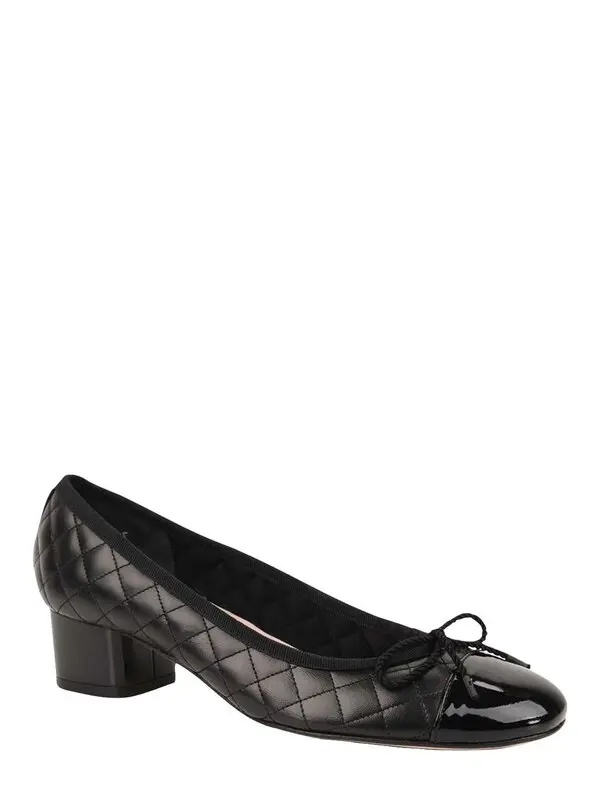PAUL MAYER ATTITUDES Titou Cap-toe Pumps - Black