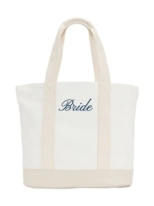 GIGI & OLIVE Bridal Canvas Tote Bag - Nude