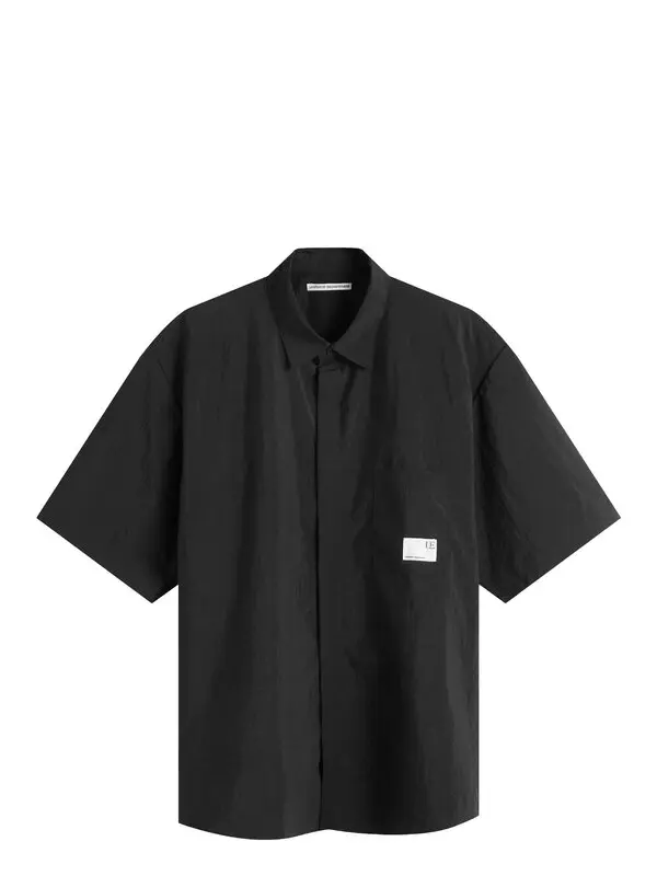 UNIFORM EXPERIMENT Crystal Nylon Ventilation Shirt - Black