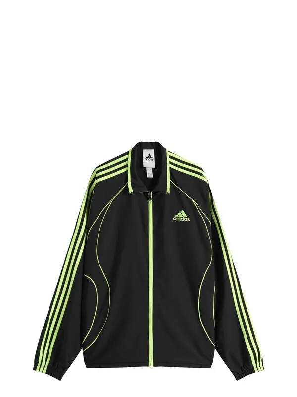Adidas Teamgeist Track Top - Black/signal Green