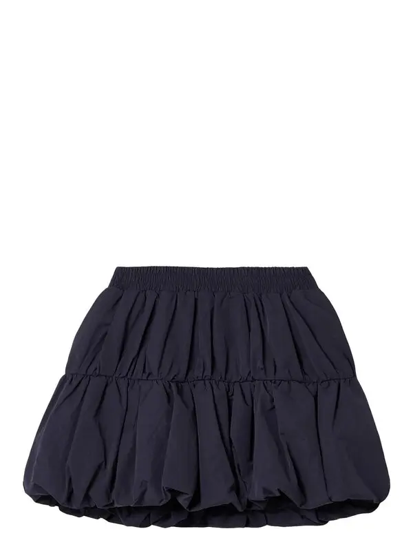 Sea Mirian Tiered Mini Skirt - Blue
