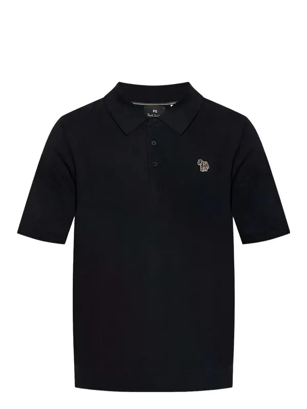 Paul Smith Embroidered-logo Polo Shirt - 49 Blue