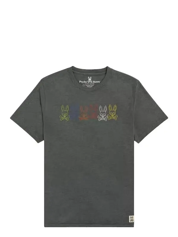 Psycho Bunny Barbon T-shirt - Grey