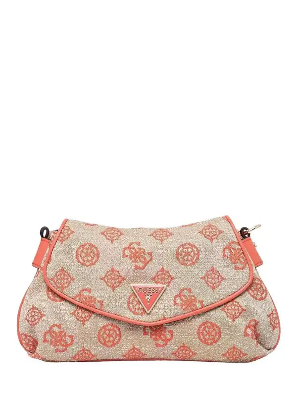 Guess Monogram Shoulder Bag - Neutrals