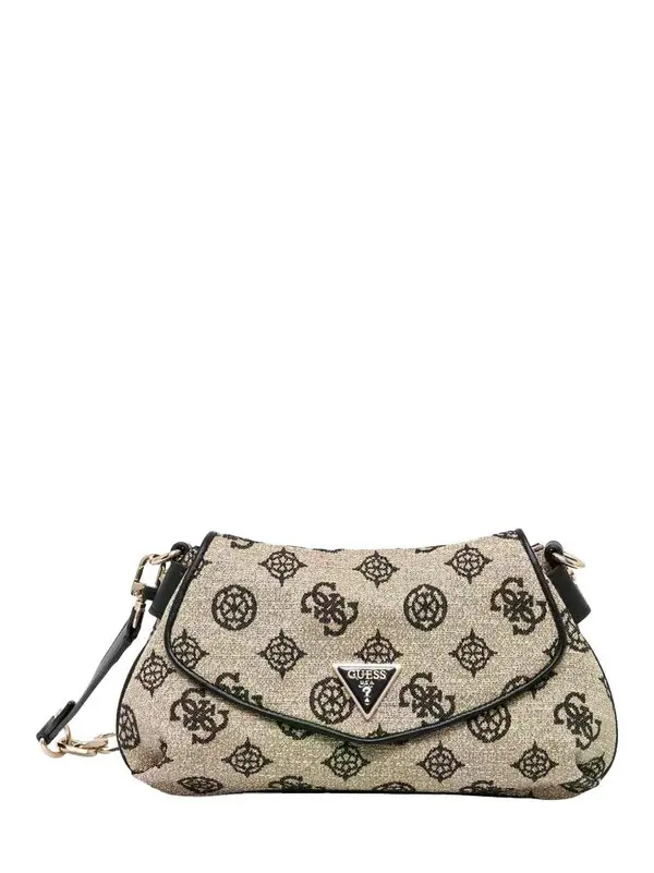 Guess 4g-logo Shoulder Bag - Neutrals