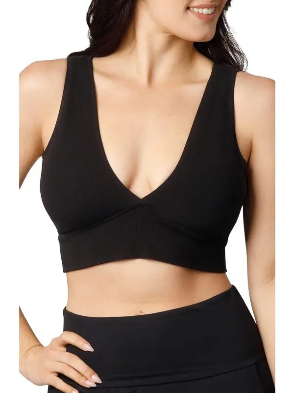 KINDRED BRAVELY Sublime Maternity & Nursing Plunge Bra- Fits 30b-46b - Black