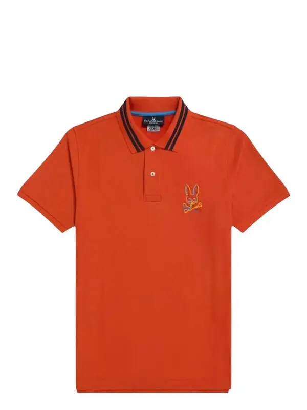 Psycho Bunny Barbon Polo Shirt - Orange