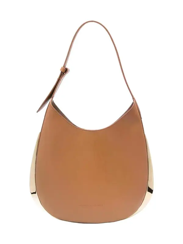 Benedetta Bruzziches Amalia Leather Shoulder Bag - Neutrals