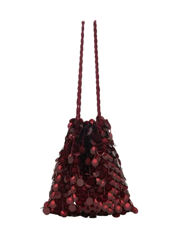 LIZZIE FORTUNATO Gala Sequined Evening Bag - Red