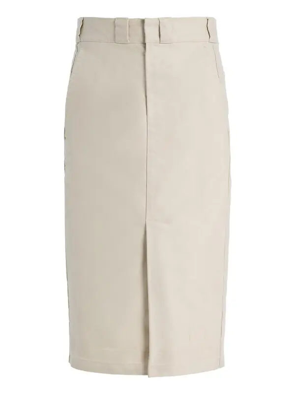 MAISON MARGIELA Denim Midi Skirt - Neutral