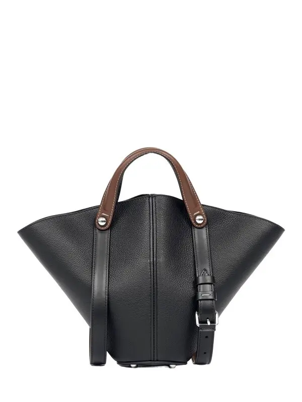 MAISON MARGIELA Dress-age Small Leather Handbag - Black