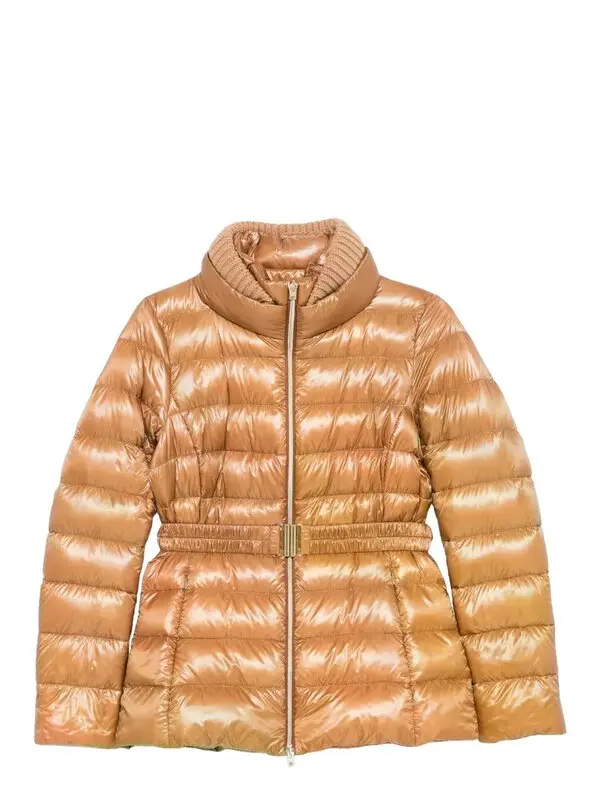 Herno Quilted Belted Jacket - Neutrals
