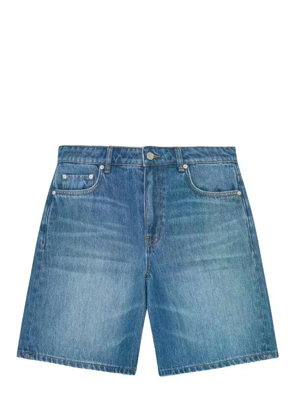 GANNI Denim Shorts - Blue
