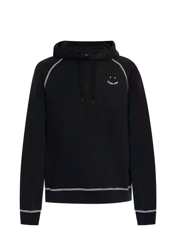 Paul Smith Contrast-stitch Hoodie - Black