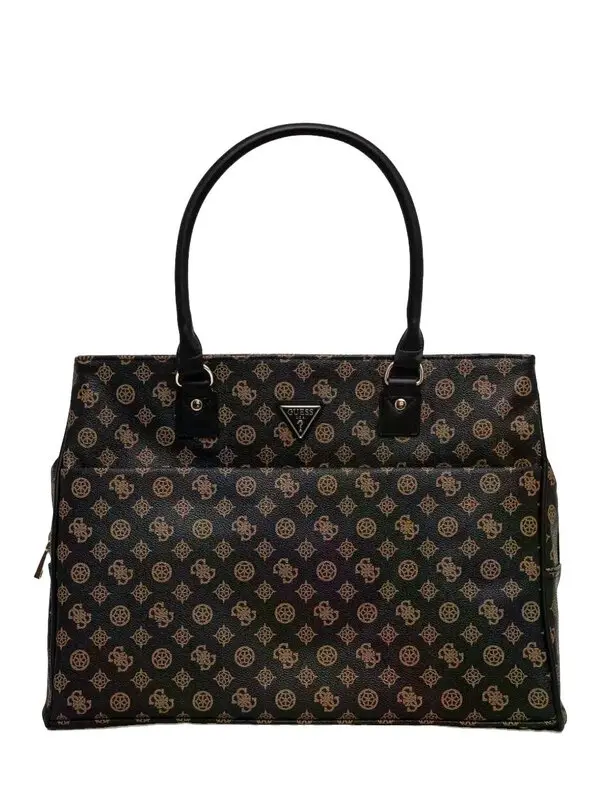 Guess 4g Peony-logo Tote Bag - Brown