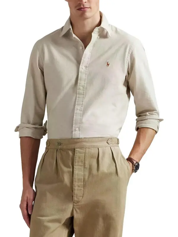 Polo Ralph Lauren Long-sleeve Button-down Shirt - Neutrals