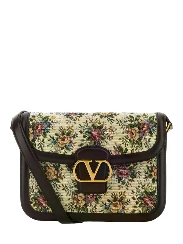 Valentino Garavani Jacquard 9to5 Crossbody Bag - Neutrals