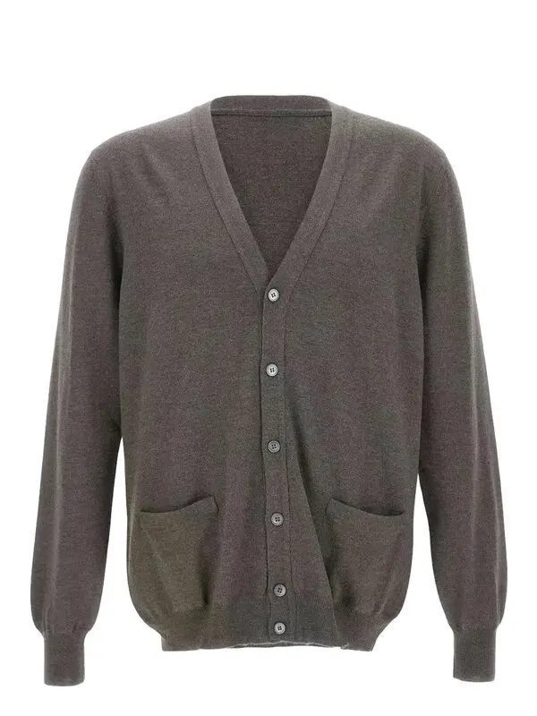 GRAN SASSO Wool Cardigan - Brown