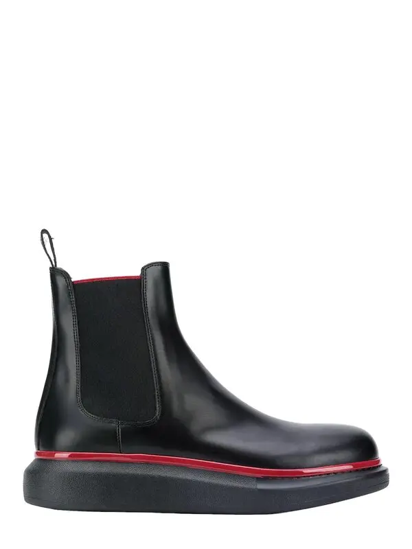Alexander McQueen Chunky Sole Chelsea Boots - Black