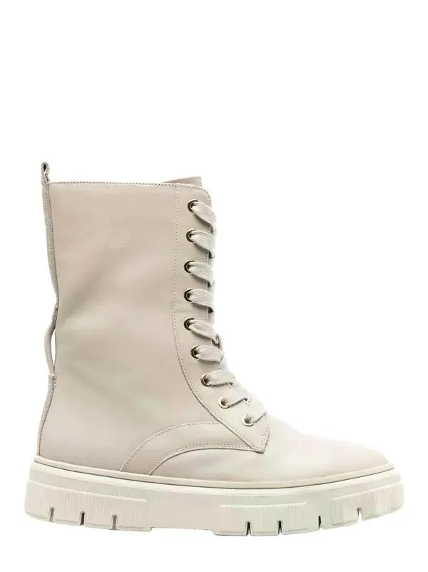 Geox Isotte Lace-up Combat Boots - Neutrals