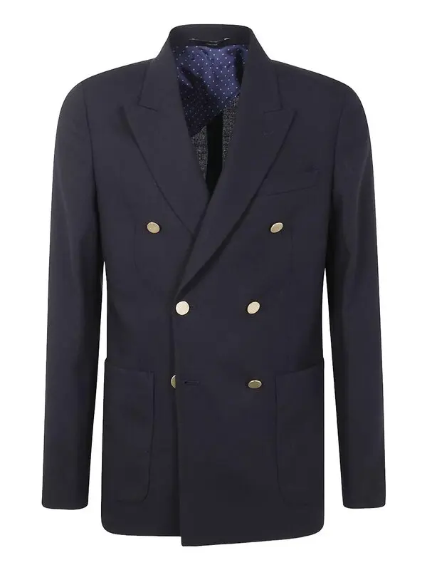 Paul Smith Double-breasted Jacket - Black