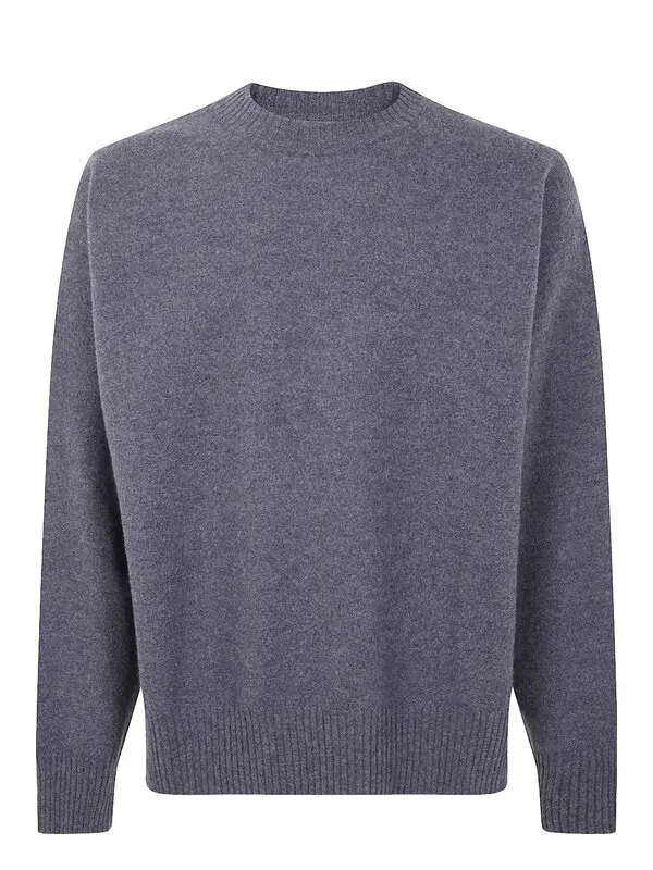 JIL SANDER Jumper Crewneck Long Sleeves - Grey