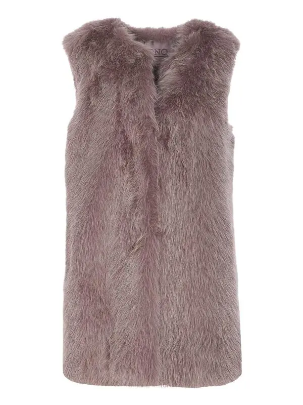 Herno Faux Fur Vest - Pink