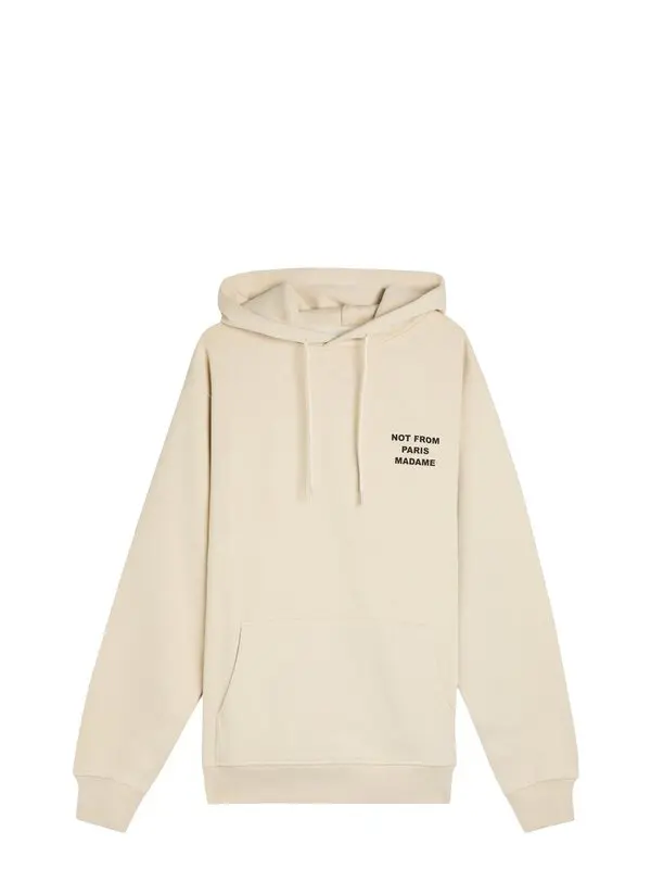 Drole De Monsieur Nfpm Hooded Cotton Sweatshirt - Off White