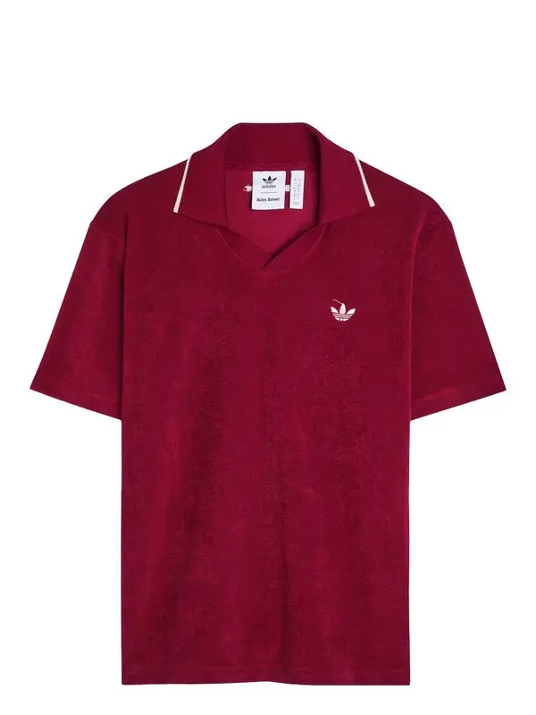 WALES BONNER Adidas X Terry Polo - Burgundy