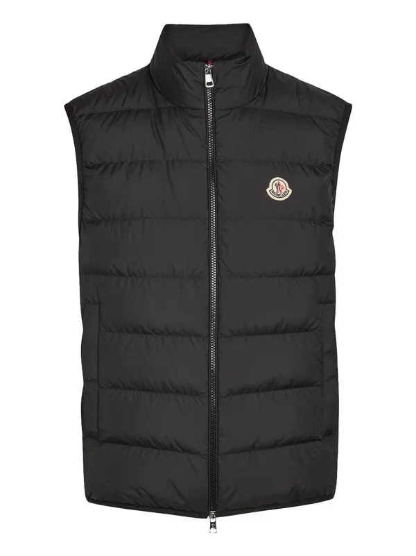 Moncler Contrin Quilted Shell Gilet - Black