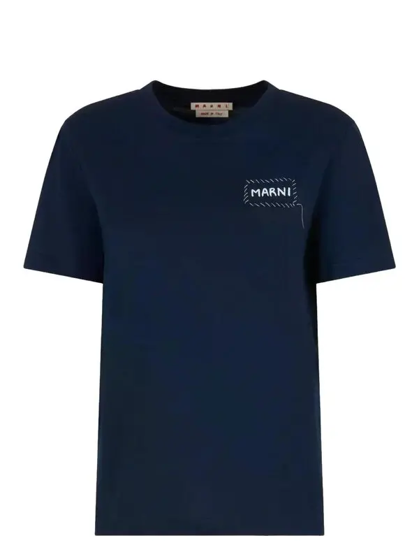 Marni Logo-printed T-shirt - Blue