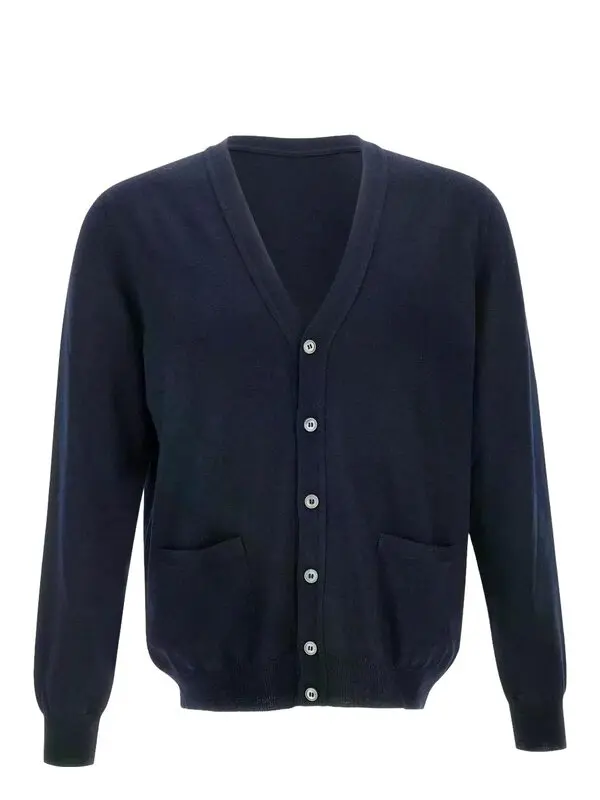 GRAN SASSO Wool Cardigan - Blue