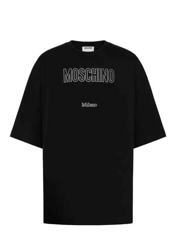 Moschino Logo-print T-shirt - Black