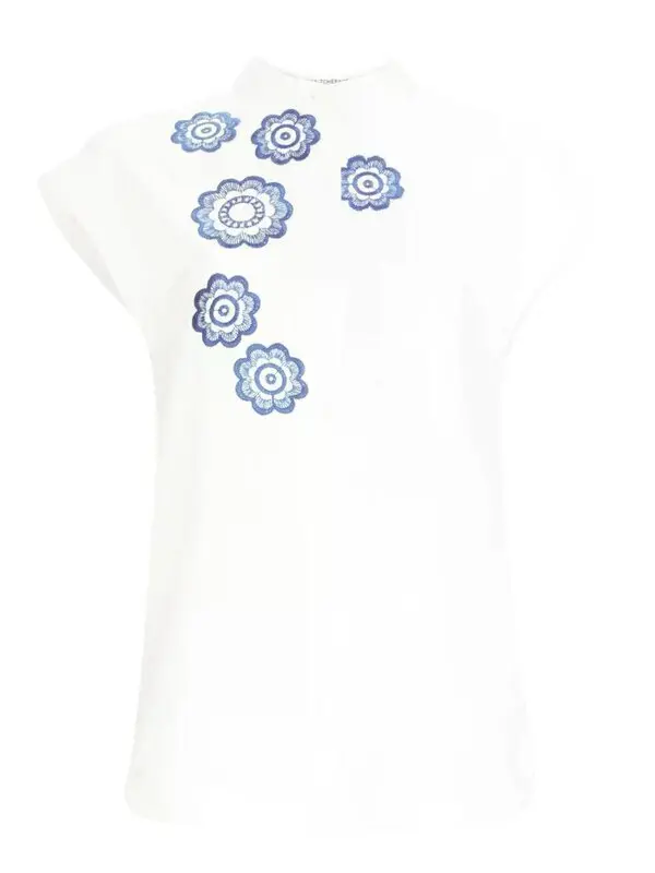 Silvia Tcherassi Adele Blouse - White