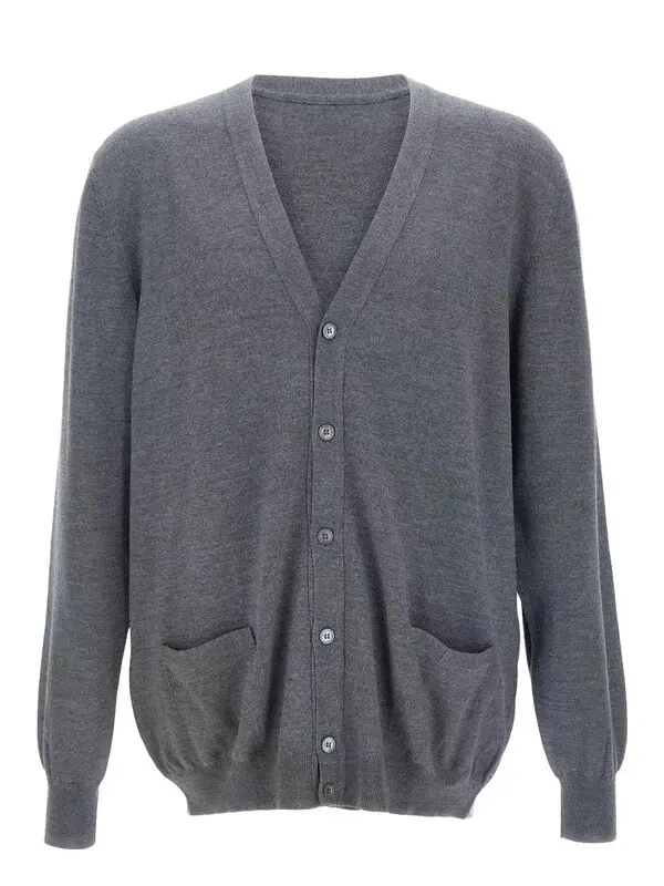 GRAN SASSO Wool Cardigan - Grey
